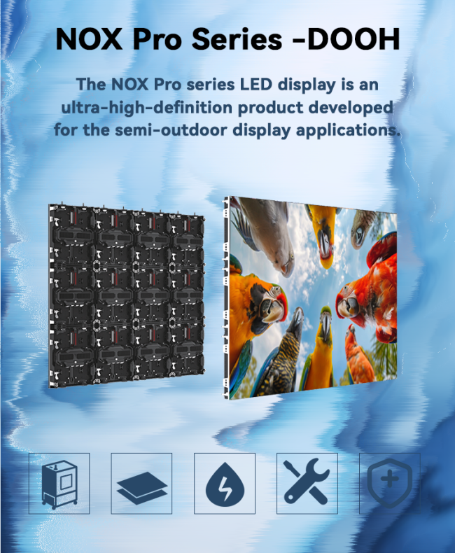 NOX Pro Series LED Display in retail environment