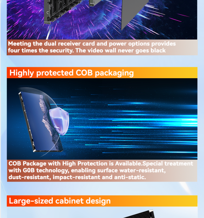 Muenled P1.25 LED display in operation