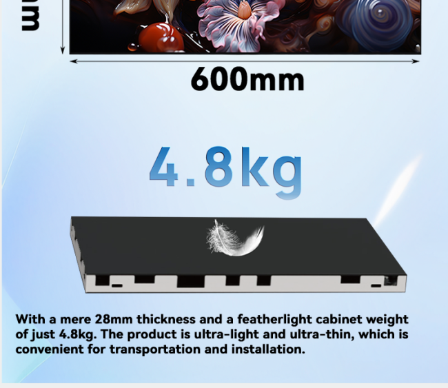 Firefly Series-COB LED display installation example