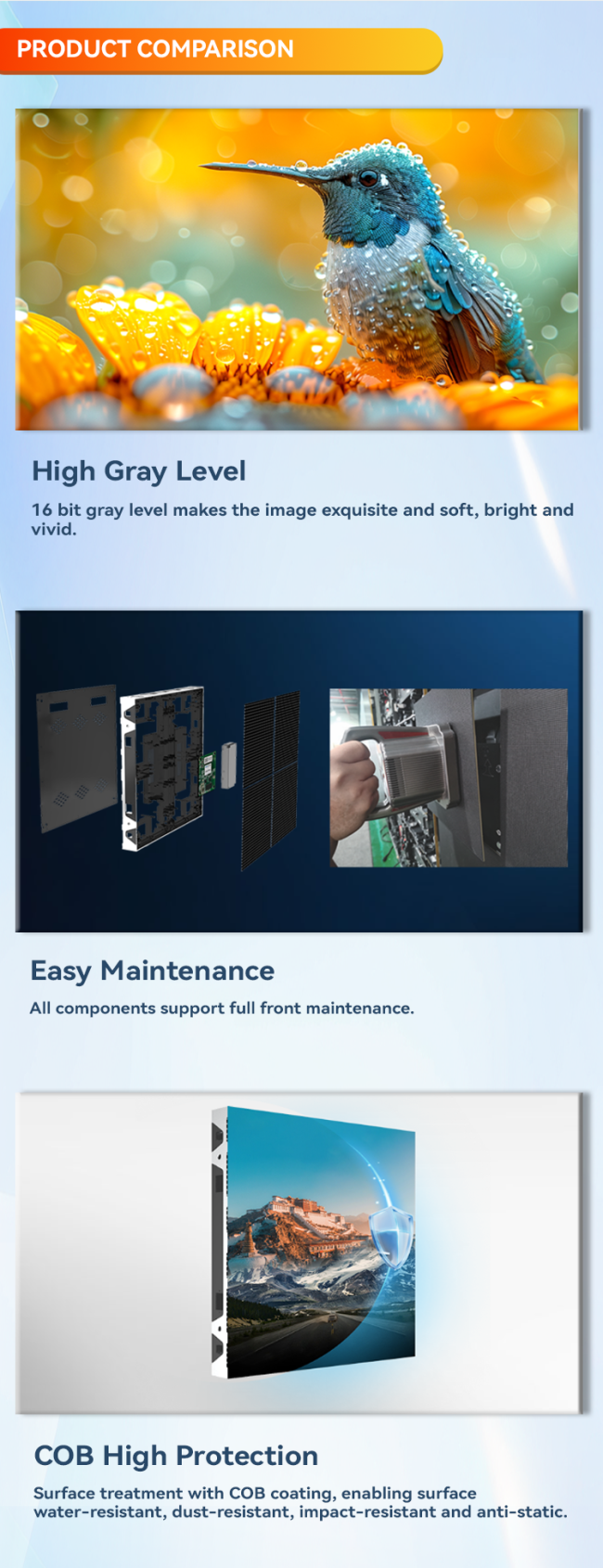 LED Display installation example