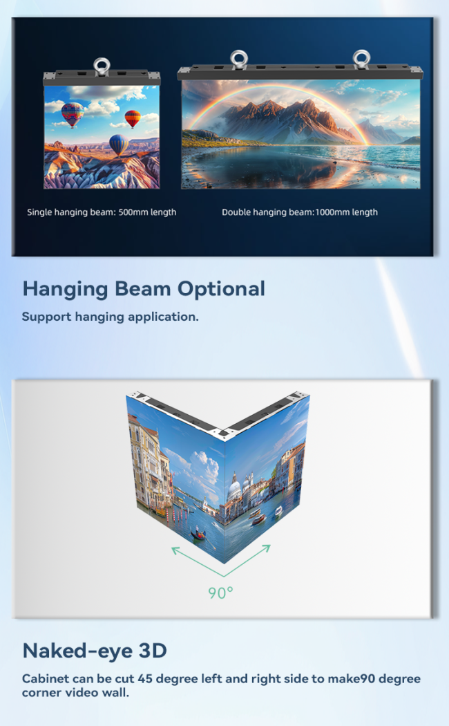 LED Display in commercial setting