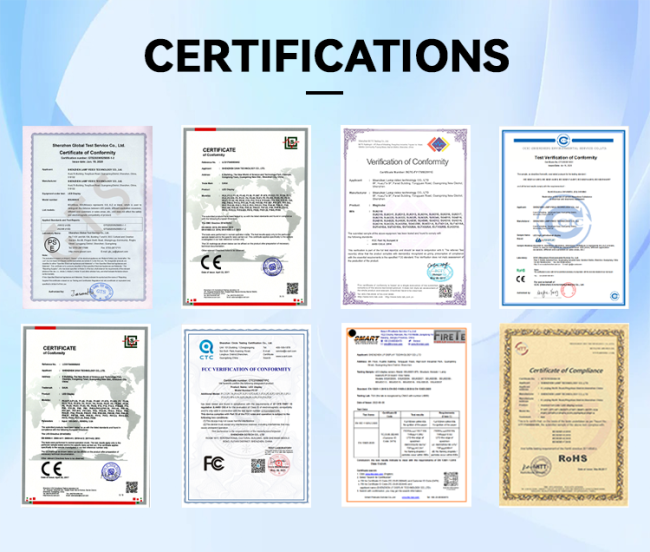 Product certifications