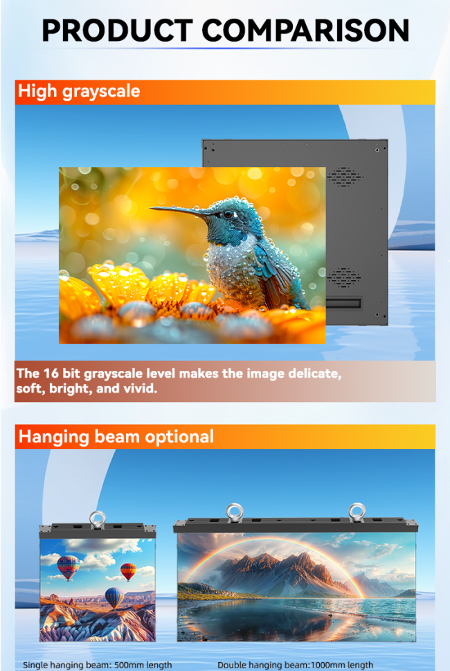 Mega Series display in home theater setup