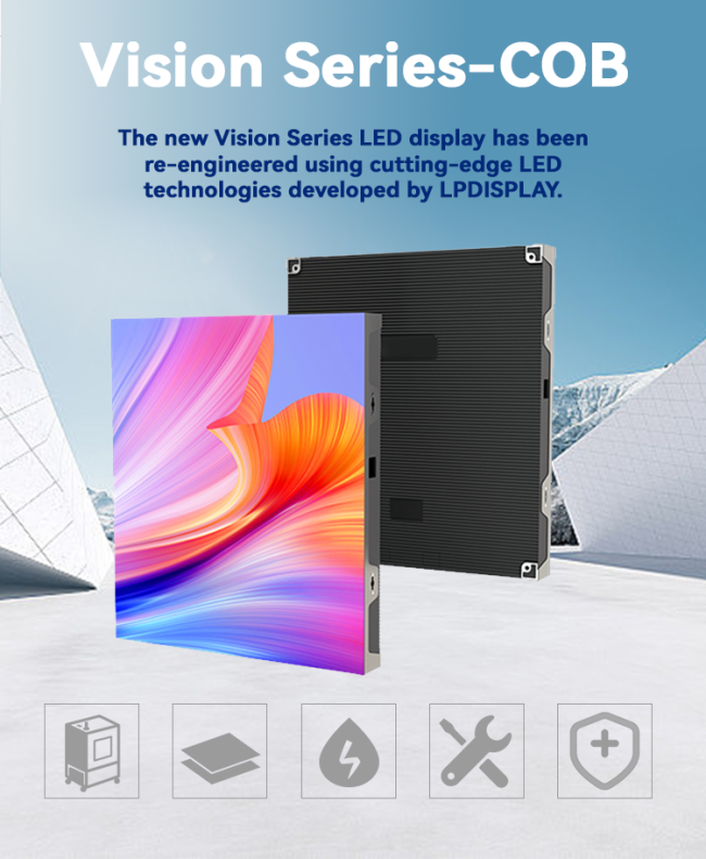 COB LED Display Panel front view