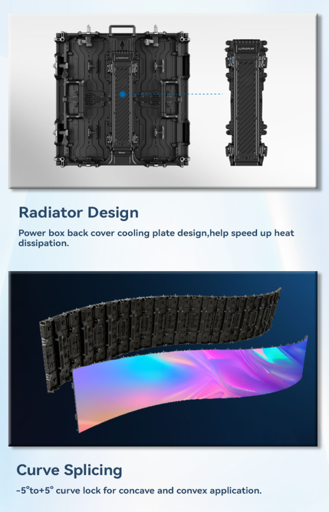 Transparent LED modules in theatrical application