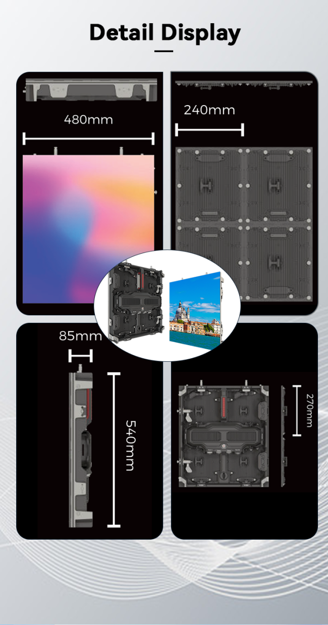 NOX Series LED display technical components