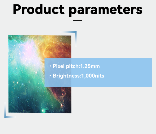 Close-up of LED display pixel structure