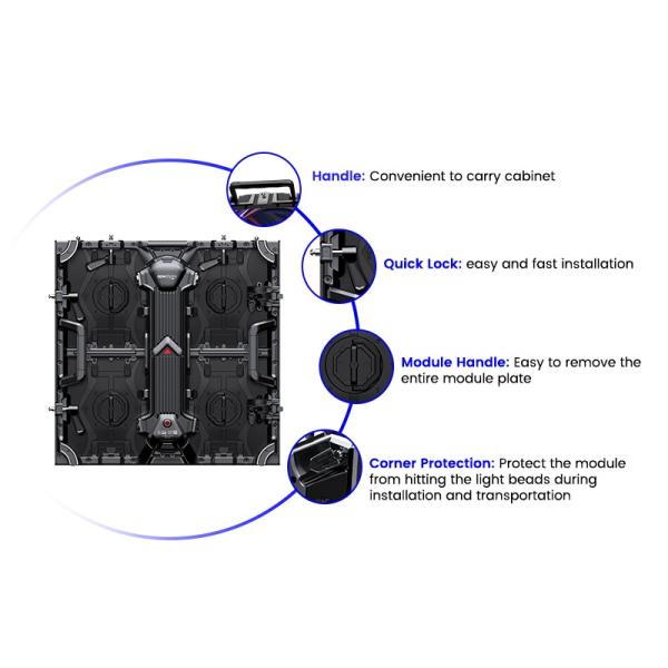 Quality OEM P2.5 Smart DooH COB LED Screen Display Panel Advertising Poster 256x256 for sale