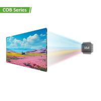 China 192x192 Pixels Lightweight Foldable COB LED Screen High Transparency 0.9mm Pitch for Advertising for sale