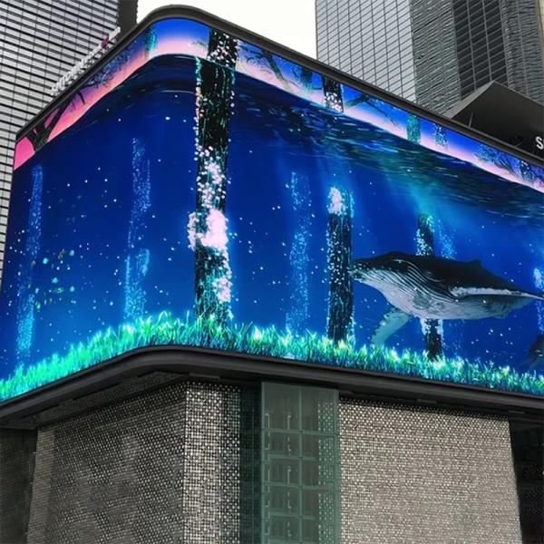Quality Commercial Flexible COB Outdoor Led Display Module Curved Video Wall For Stage for sale