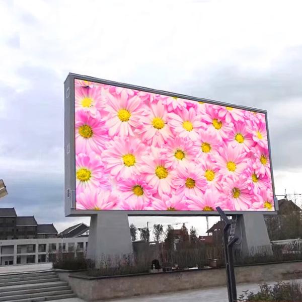 Quality IP66 Commercial SMD LED Screen Display Die Casting Aluminum Panel P4.44 Weather Resistant for sale