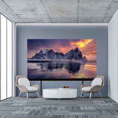 China Lecede Shop Indoor Grille Curtain Glasses Floor Window Advertising Crystal Film Adhesive Transparent Led Display Panel Screen for sale