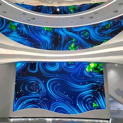 中国 カスタム LED ディスプレイ スクリーン サイズと形状の任意の 室内 室外 柔軟 曲げたボール 円 球状 LED ディスプレイ 販売のため