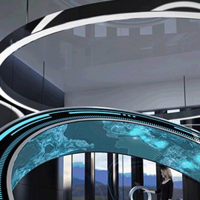 中国 カスタム LED ディスプレイ スクリーン サイズと形状の任意の 室内 室外 柔軟 曲げたボール 円 球状 LED ディスプレイ 販売のため