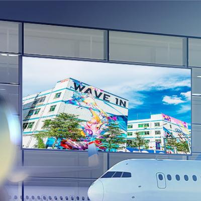 China SNMP Cob HD Waterproof Transparent Led Panel Video Wall P1.25 Flexible Transparent for sale