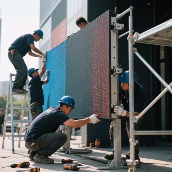 Quality Stage Background P6 P8 Modular LED Display Panels Billboards Wall Mounted for sale