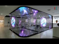 high brightness transparent led screen display clear glass window led transparent video wall panel