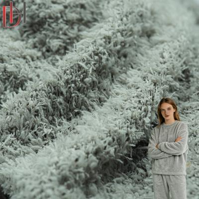 China 97% Polyester Tricot Fleece Fabric 280gsm for Home Wear Towel Pajamas for sale