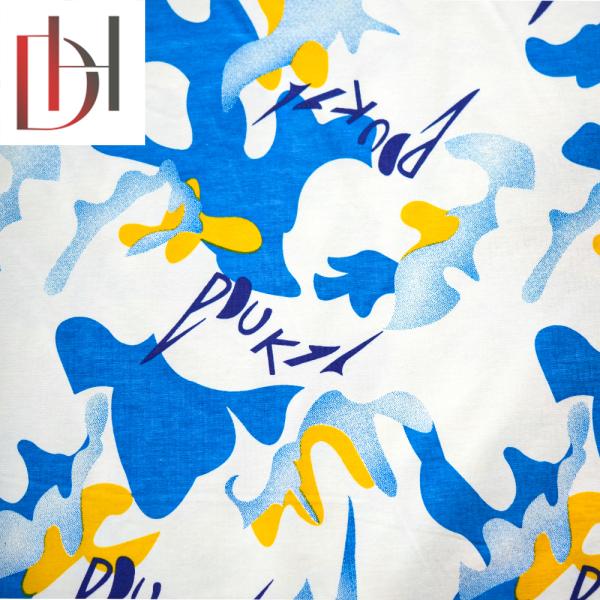 Quality 100% Polyester Printing Fabric Lightweight 185cm 200gms Breathable Knitted for sale