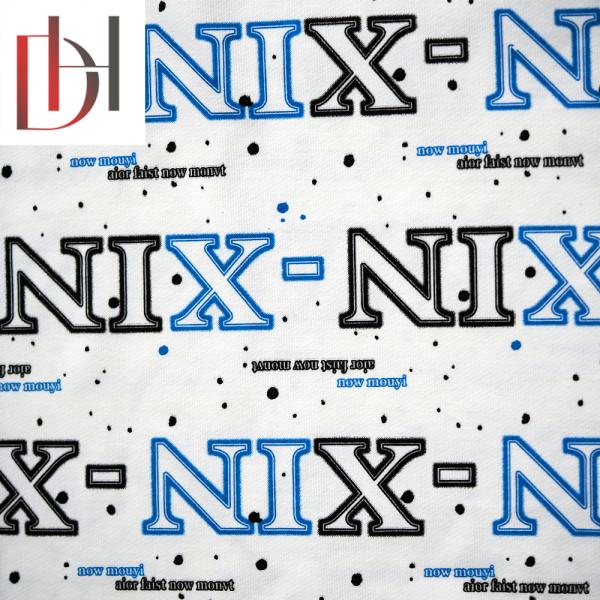 Quality Custom Printed Garment Fabric Breathable 100% Polyester Printed Shirt Fabric for sale