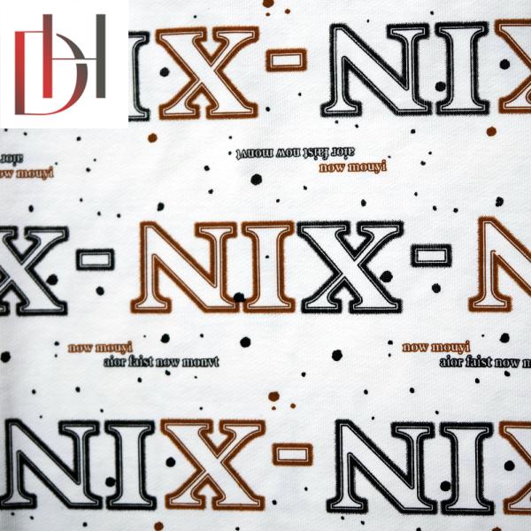 Quality Custom Printed Garment Fabric Breathable 100% Polyester Printed Shirt Fabric for sale