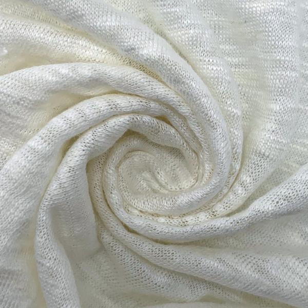 Quality Clothing Shirt 100% Linen Slub Fabric Lightweight Plain Weave Fabric for sale