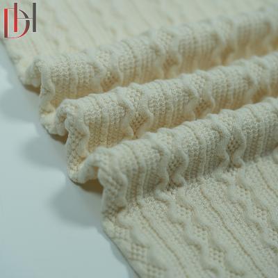 China Winter Clothing Woven Jacquard Fabric Breathable Jacquard Polyester Fabric for sale
