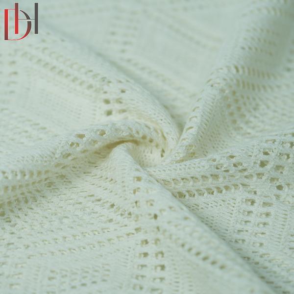 Quality Lace Jacquard Fabric Customized 65% Cotton 35% Polyester Fabric for sale