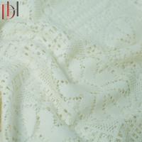 China Custom Breathable Eco-Friendly Lightweight Polyester Jacquard Mesh Knit Fabric For High End Dress Garment for sale