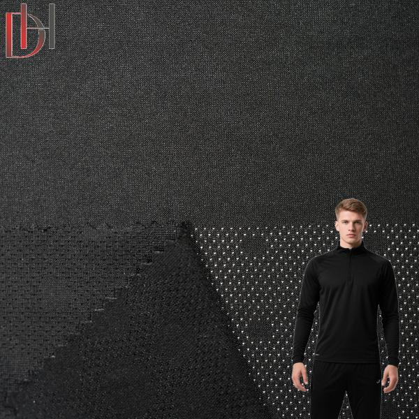 Quality Garment Jacquard Fabric Sport Clothing Breathable 100% Polyester Fabric Wind Proof for sale