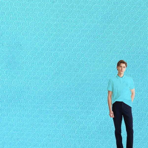 Quality Breathable Wicking Fabric Outdoor Knitting Work Polo T Shirt Clothing Textile Fabric for sale