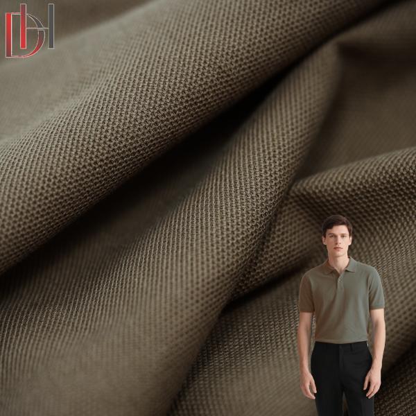 Quality Anti Static Breathable 100% Cotton Fabric for Beaded Polo / T Shirt for sale