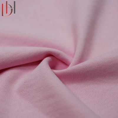 China Customizable Textile Woven Terry Soft Cotton Garment Pink Hoodie Fabric with Low Price for sale