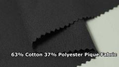 Double Pique Knit Fabric for Polo Shirts