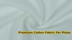 Premium Cotton Pique Fabric for High End Polo Shirts