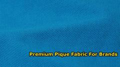 Durable Pique Knit Textile for School Uniform Polo Shirts Wholesale Stock