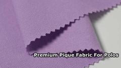 Best Double Pique Knit Fabric for Custom Polo Shirts