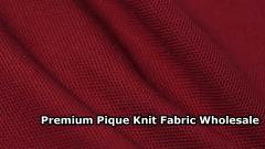 Premium Cotton Polyester Pique Knit Fabric Wholesale