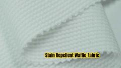 Premium Stain Repellent Waffle Fabric for Apparel