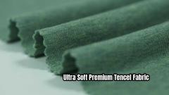 Wholesale Stretch Tencel Wool Spandex Knitted Fabric Soft Warm Eco-friendly Knit Jersey Fabric