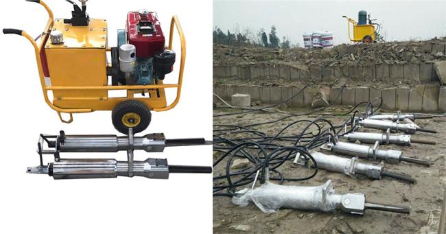 Hydraulic Rock Splitter for Mining