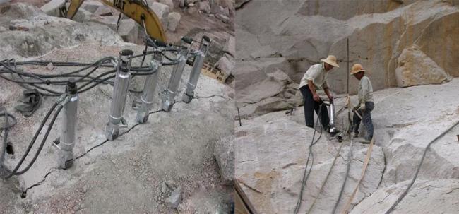 Hydraulic Rock Splitter for Mining