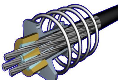Cuneo rotondo Anchorage dei multi fori rilevati in anticipo