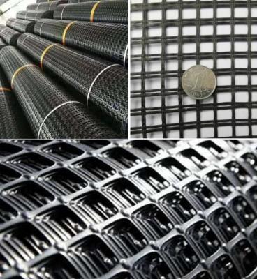 Cina Poliester Warp Maglieria Geogrid Maglieria In Costruzione Pavimentazione in vendita