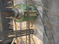China Automatic Bridge Construction Machine Hydraulic Stressing Jack Powered Oil Pump for sale