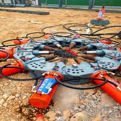 China 10 Module Pile Breaker Machine Concrete Pile Head Cutter For Construction Machine for sale