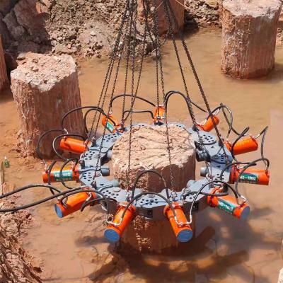 China 20T To 40T Excavator Hydraulic Pile Breaking Machine Low Noise for sale