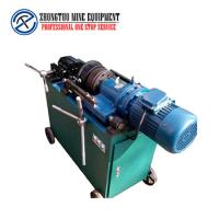 China Auto Flat Die Hydraulic Rebar Processing Machine Screw Rebar Thread Rolling Machine for sale