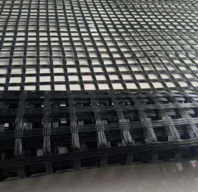 Cina 25.4*25.4mm Polyester Fiber Warp Maglia Geo Grid a maglia per la costruzione in vendita