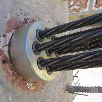 Cina Steel Post Tension Anchor Prestressed Anchorage System Components in vendita